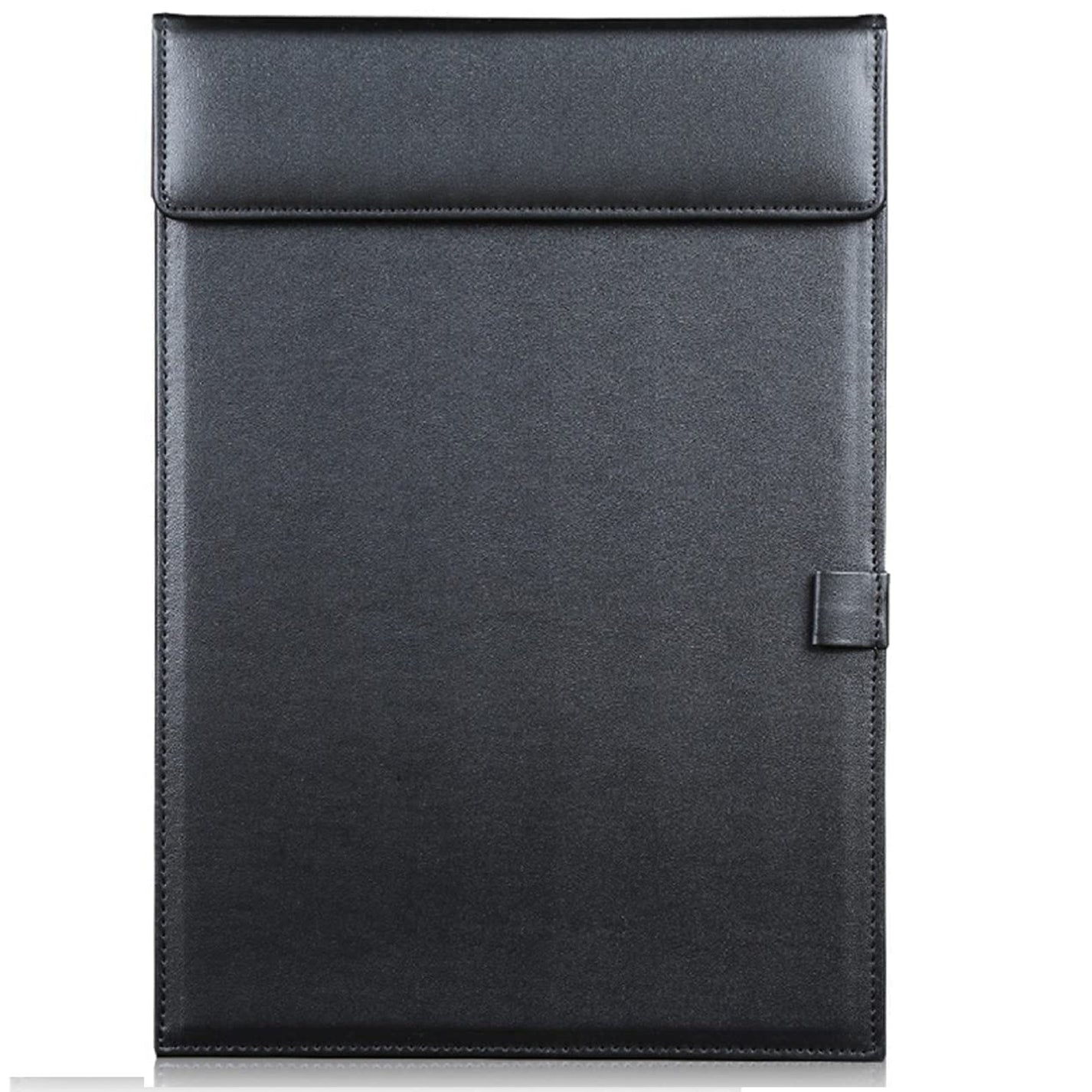 AccuPrints Leather Office Desk Pad Tablet File Folder with Paper Clip ...